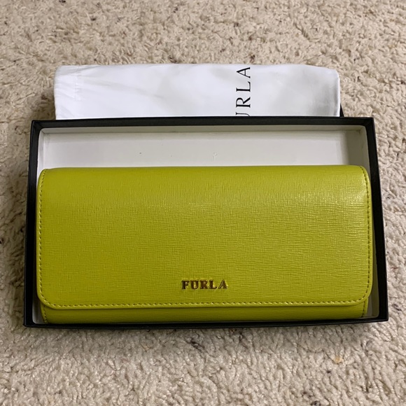 Furla | Bags | Furla Long Wallet In Jade Green | Poshmark